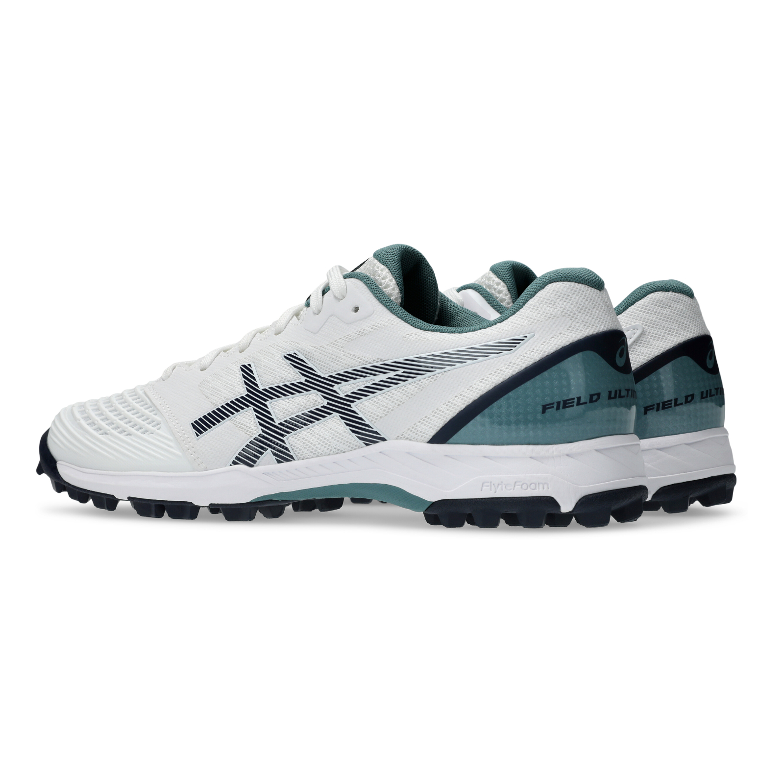 Asics Field Ultimate FF 2 Hockey Shoes - White/Foggy Teal (2026/27)