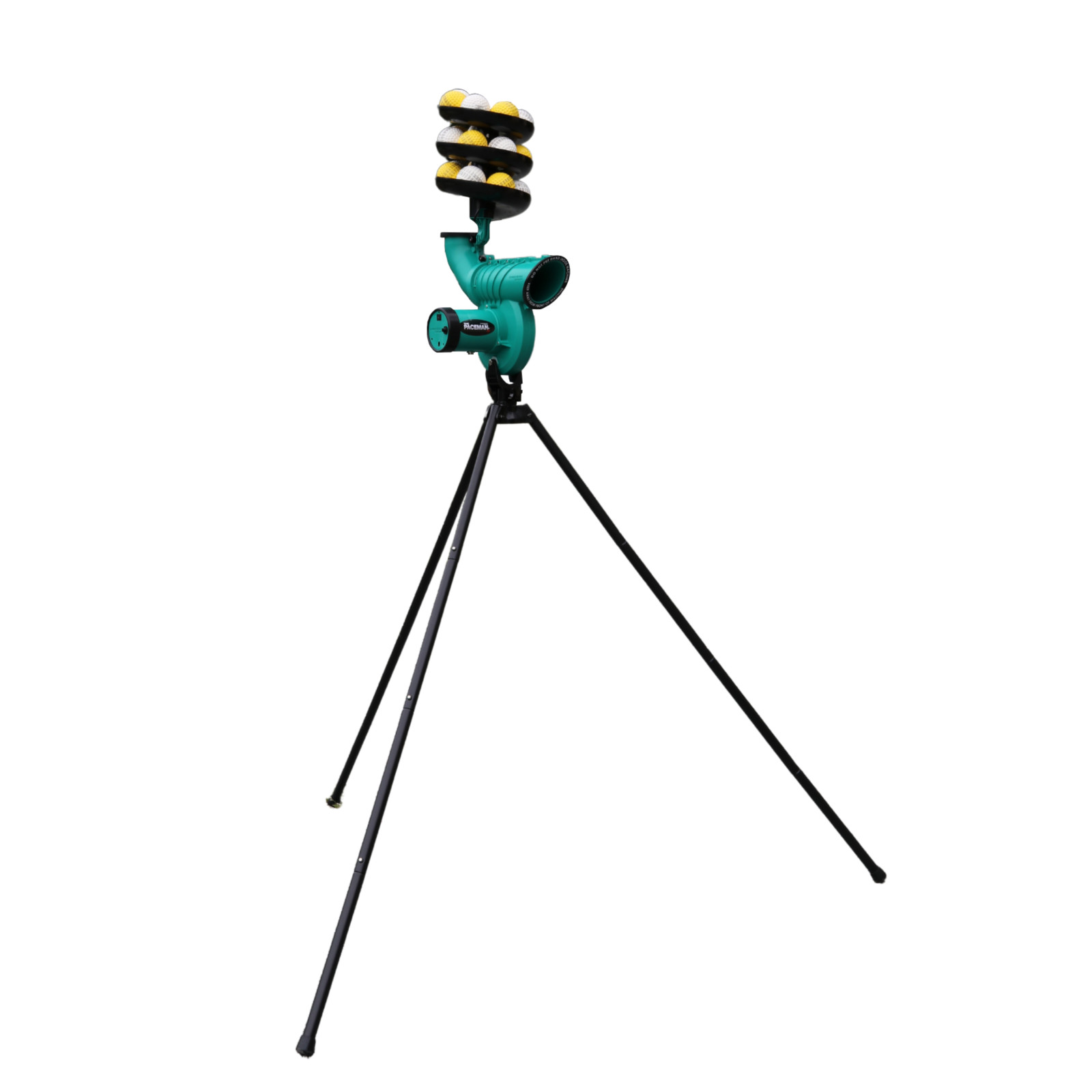 Paceman 176 Plus Cricket Bowling Machine (with extra ball feeder & 12 ...