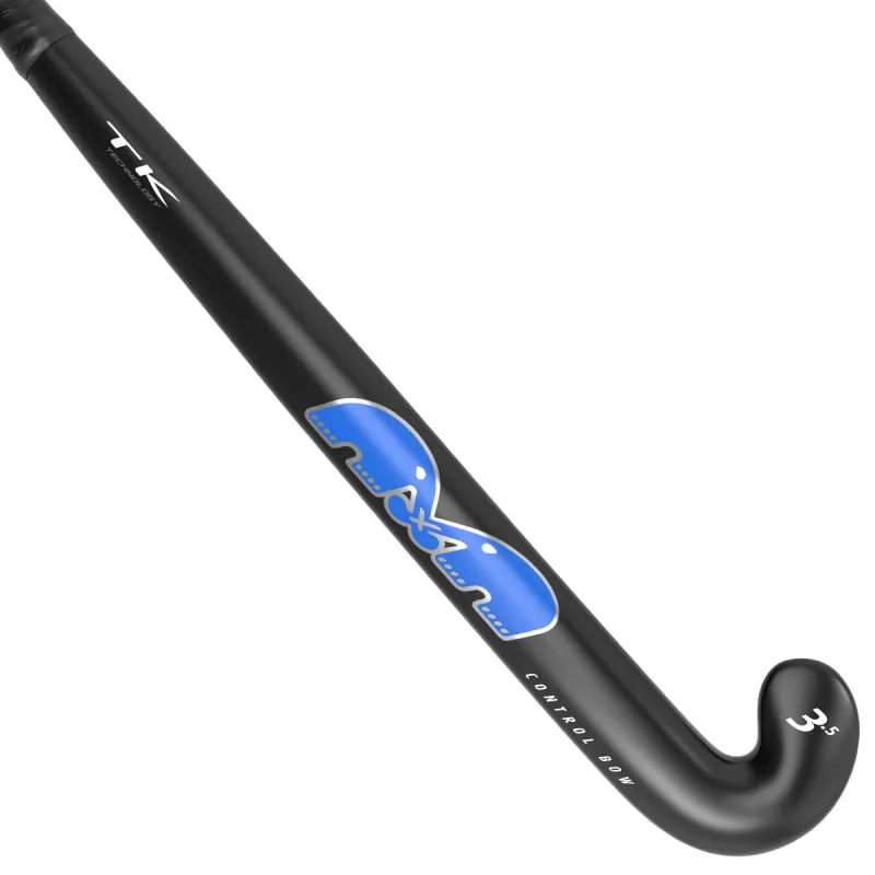 TK 3.5 Control Bow Hockey Stick - Black/Blue