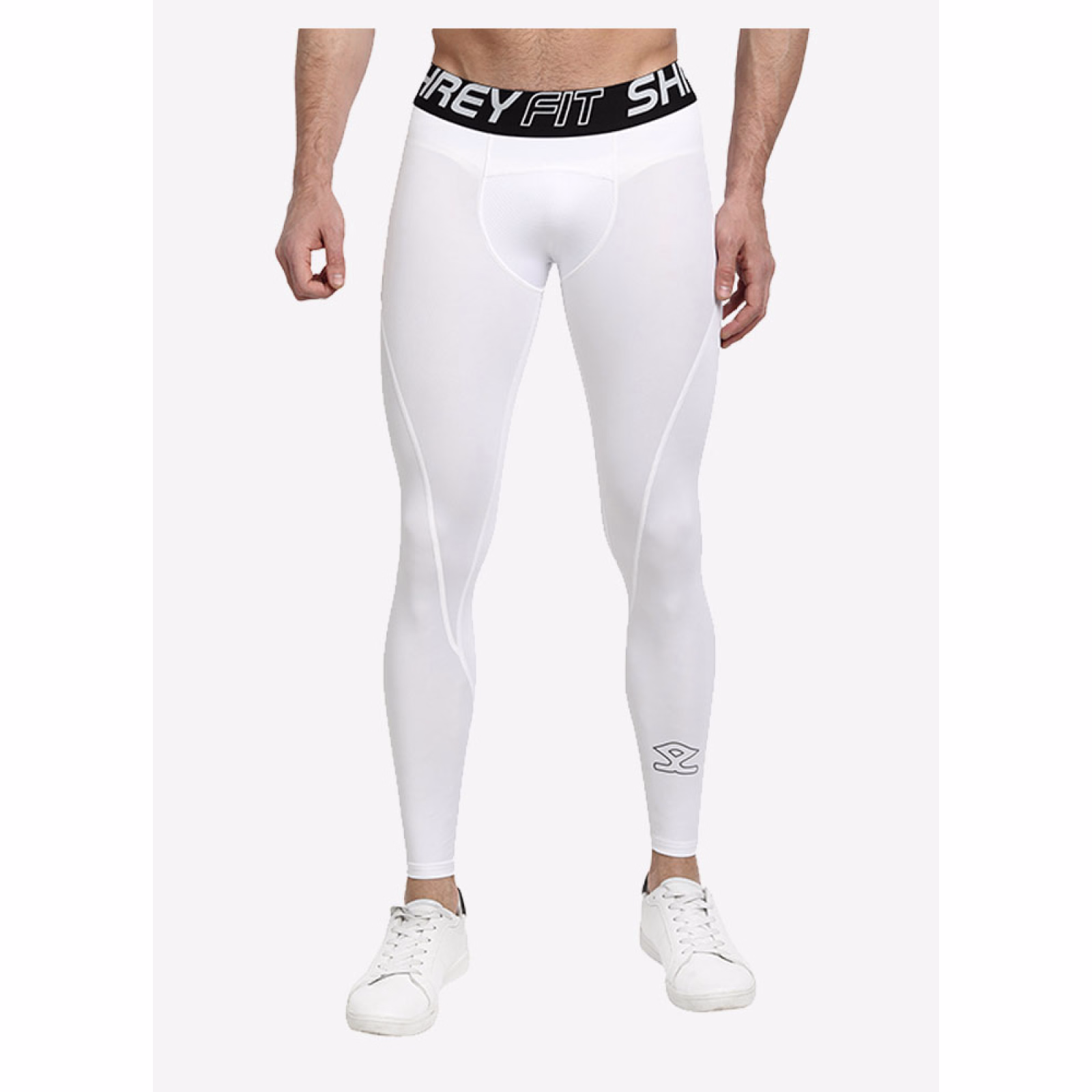 Shrey Intense Baselayer Long Tights - White