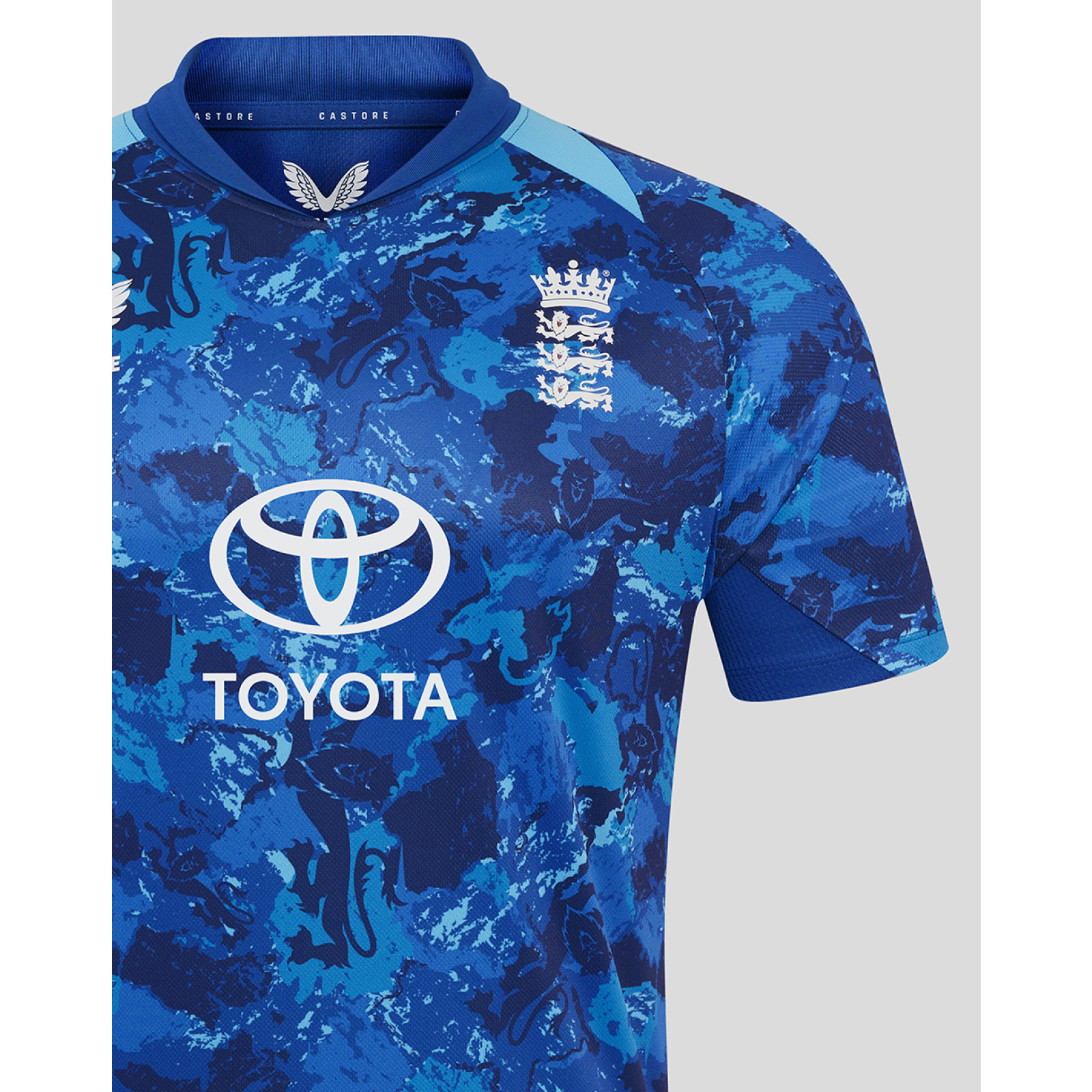Castore England Cricket ODI Replica Short Sleeve Shirt - Mens