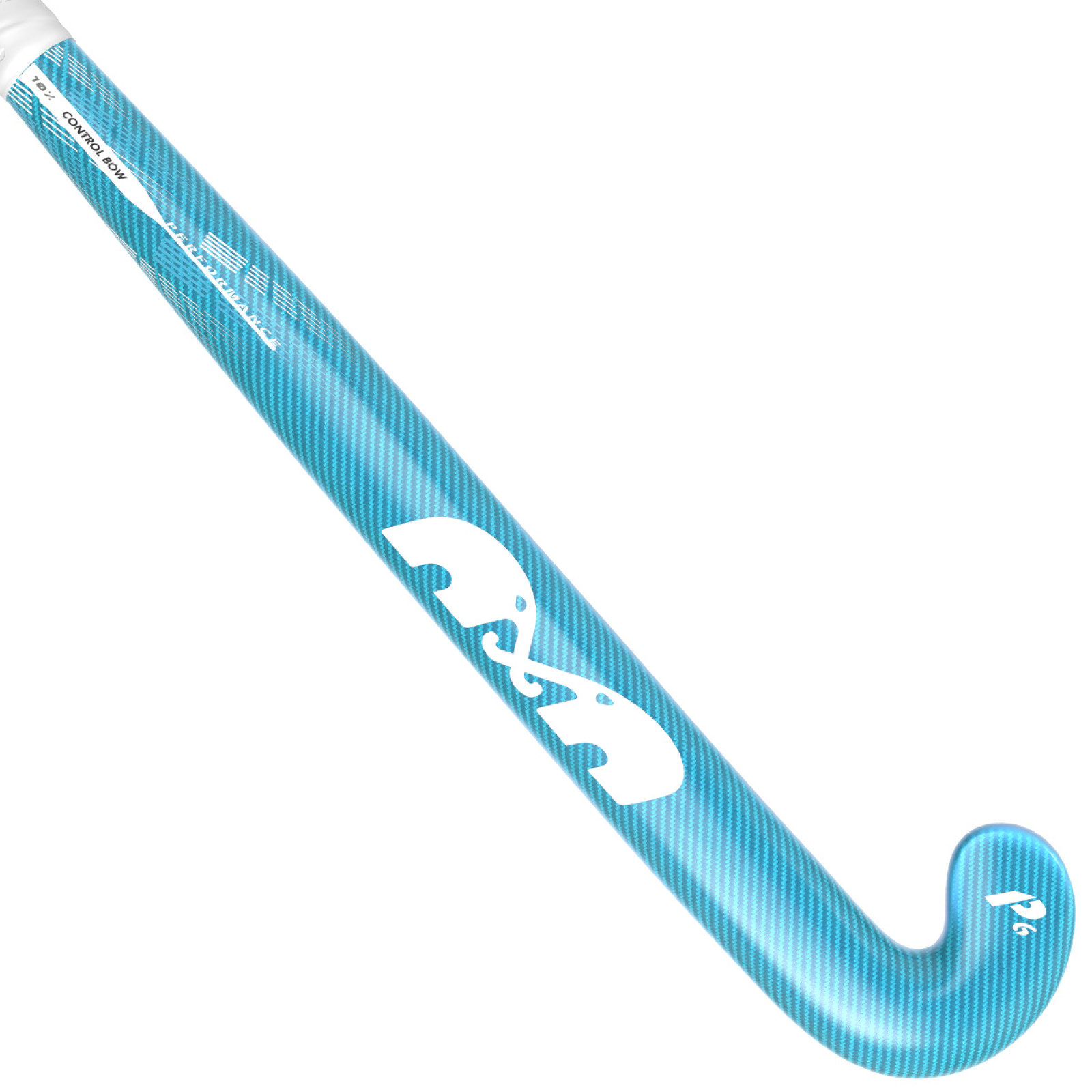 TK P6 Control Bow Hockey Stick - Ice Blue (2025/26)